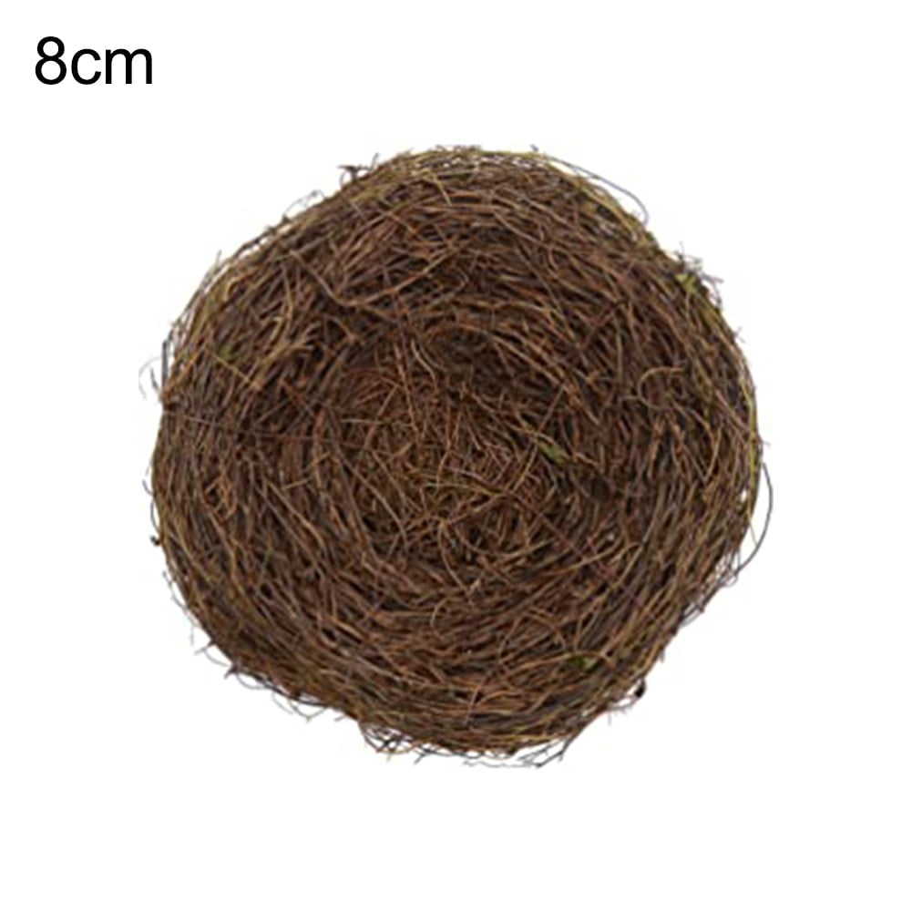 SPRING Straw Round Rattan Bird Nest Parrot Cages Parrots Pigeons Warm ...