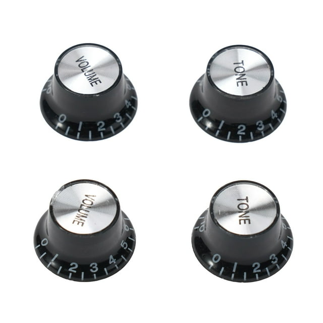 SPRING Sturdy Lightweight Portable Knobs Guitar 2 Volumes & 2 Tone Accessories For LP SG ...