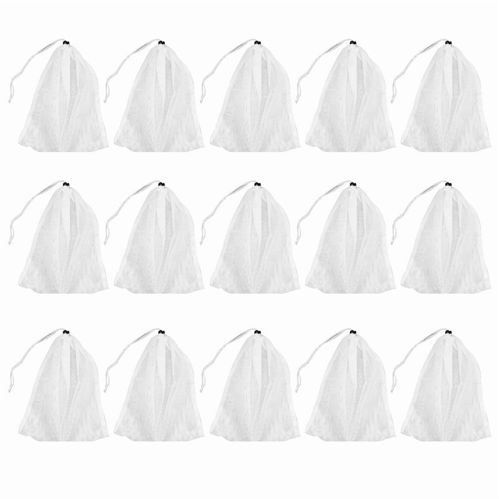 SPRING Swimming Pool Filter Mesh With Pull Rope Cover Mesh Bag White ...