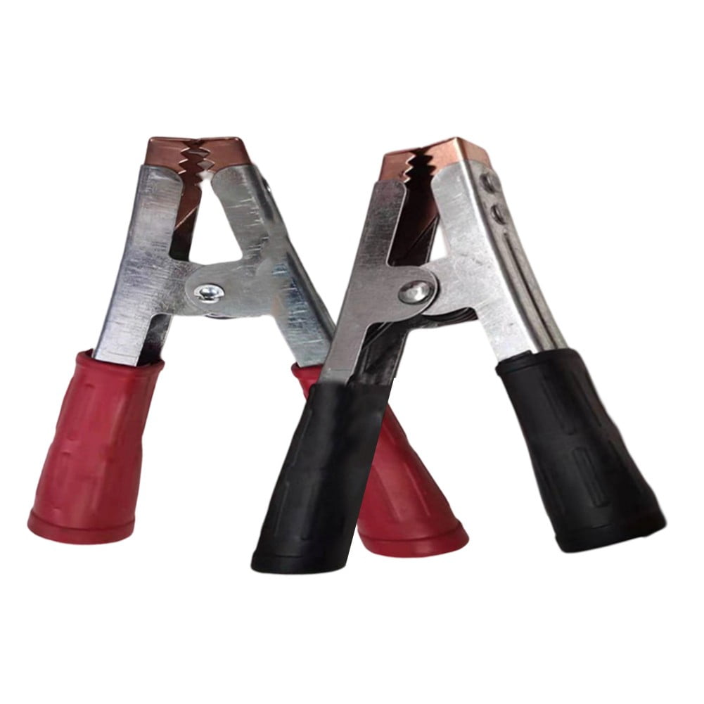 SPRING Toothed Battery Clamp Wire Car Battery Clamp Charging Clamp Car ...