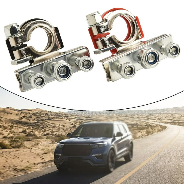 SPRING Top Post Heavy Duty Car Battery Terminals with Quick ...