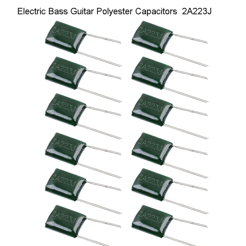SPRING Top notch Electric Bass Guitar Polyester Capacitors 12 Pieces ...