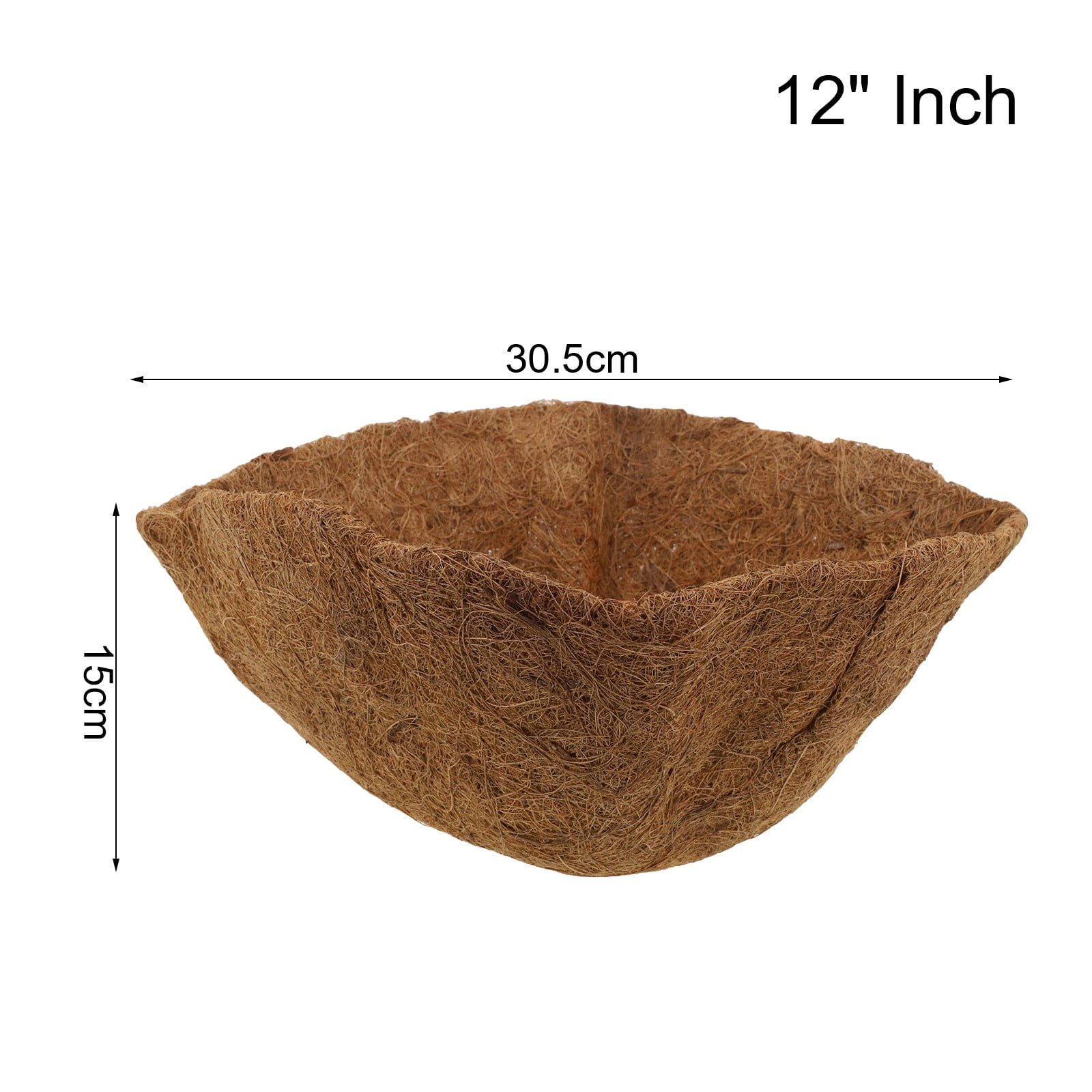 SPRING Trough Coco Fiber Replacement Liners For Plastic Flower Pots ...