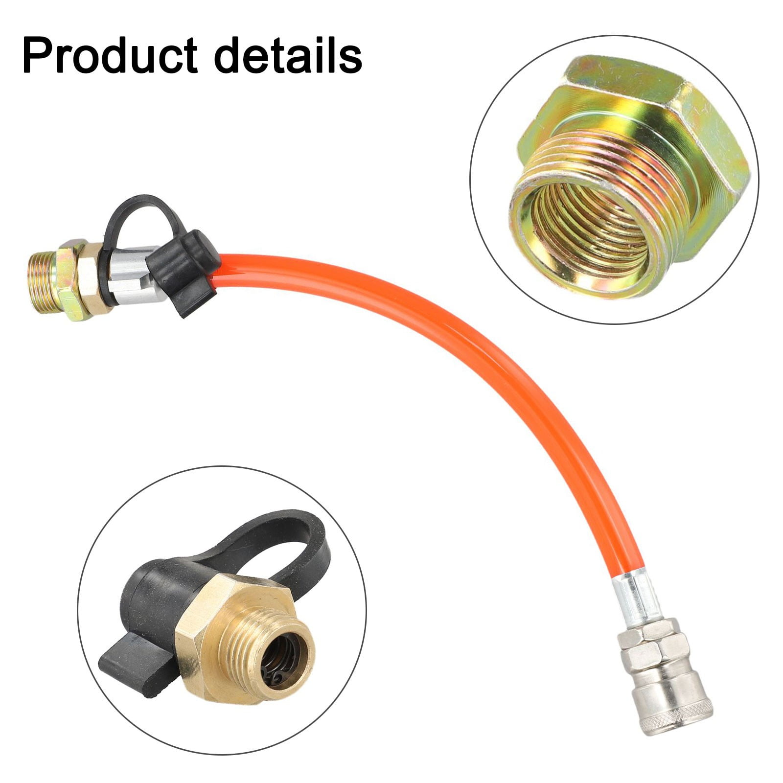 SPRING Truck Gas Tank Air Inlet Connector Connection Pipe Pneumatic ...