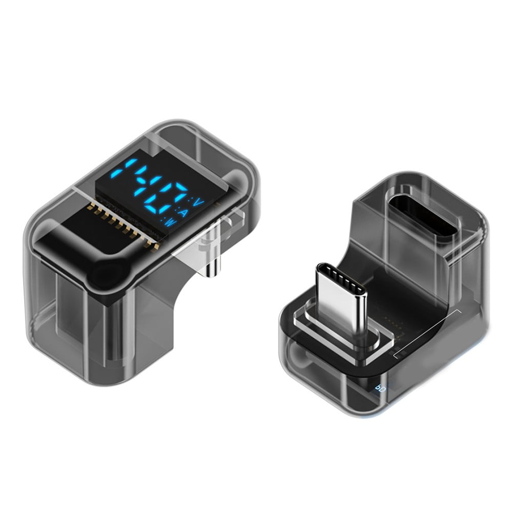 SPRING U Shape Data Adapter 20Gbps PD 140W 180° Elbow Digital Display ...