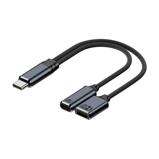 SPRING USB C OTG Adapter with 100W Fast Charge: Nylon & Metal Design ...