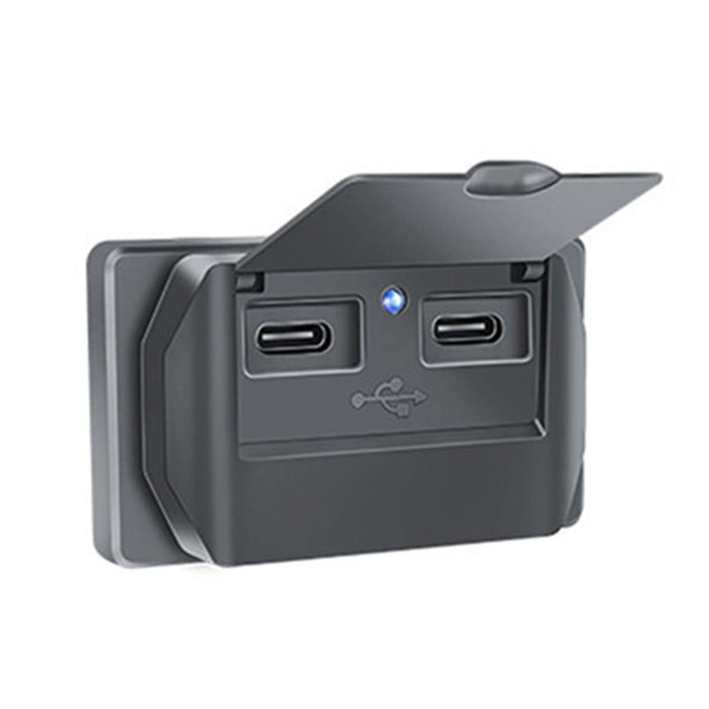 SPRING USB Fast Charger with LED Light Power Outlet for 12V 24V Car ...