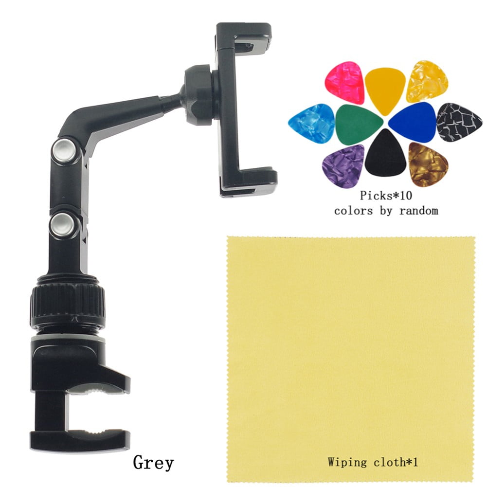 SPRING Universal Mic Stand Phone Holder Clamp - Adjustable Live ...