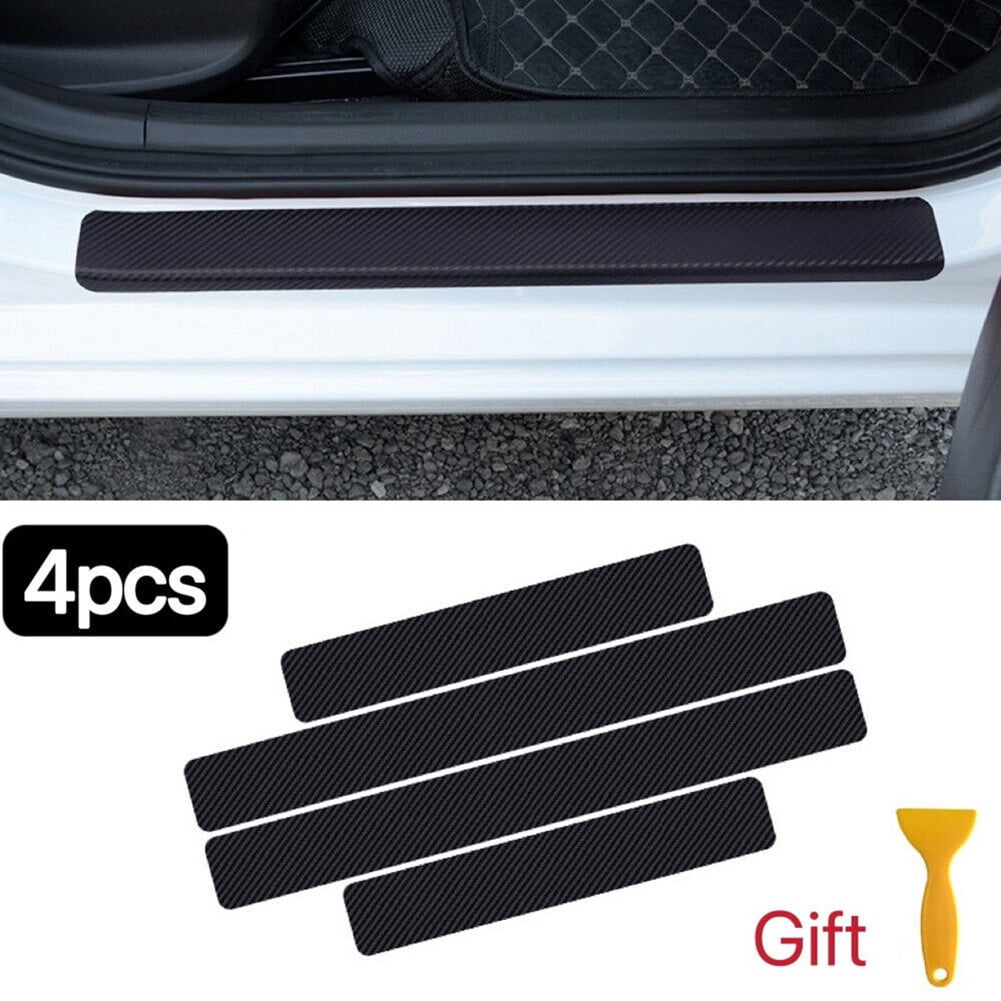 SPRING Upgrade Your Car's Look with Carbon Fiber Door Sill Scuff Cover ...