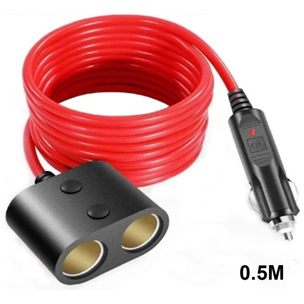 SPRING Upgraded Version 1 to 2 Car Splitter Adapter Power - Walmart.com