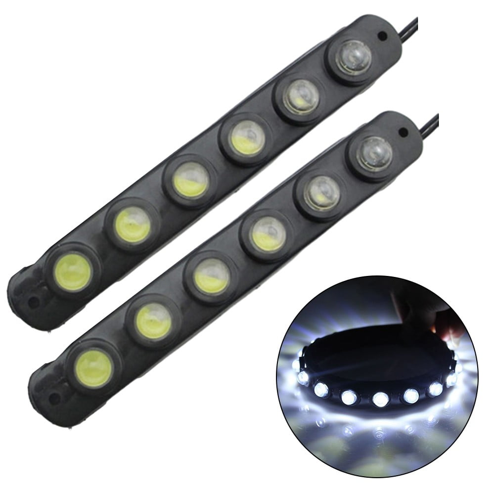 SPRING Voltage Car LED DRL V Daytime Running Light Headlight Strip Car ...