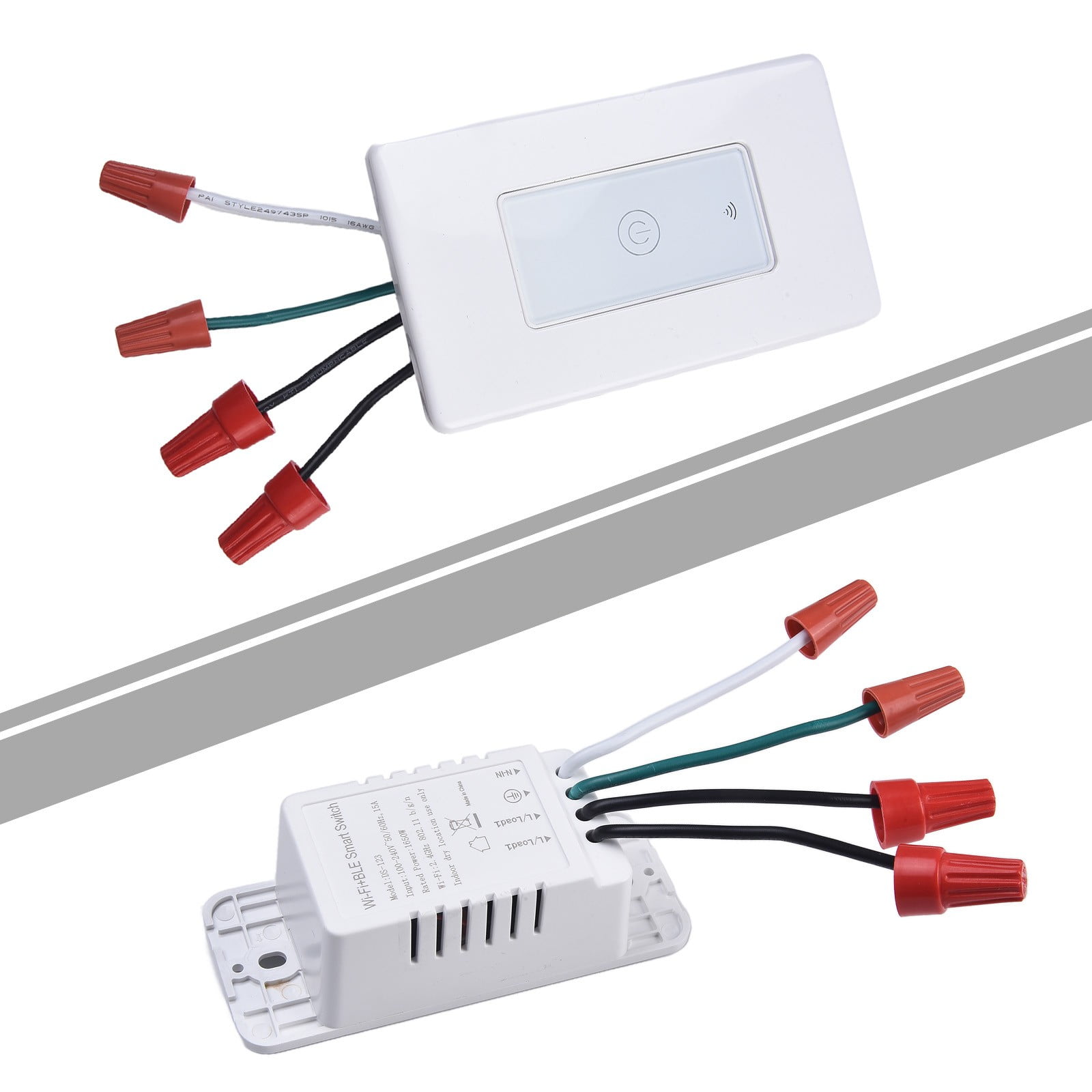 SPRING WiFi Smart Touch Light Switch NO Neutral Wire Required APP or ...