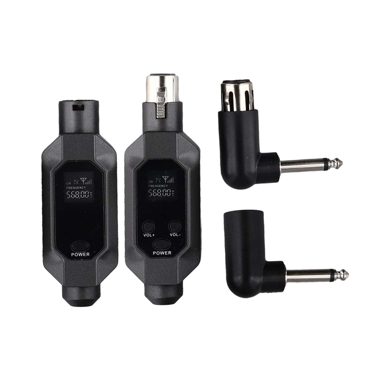 SPRING Wireless Microphone Converter XLR Transmitter Receiver System ...
