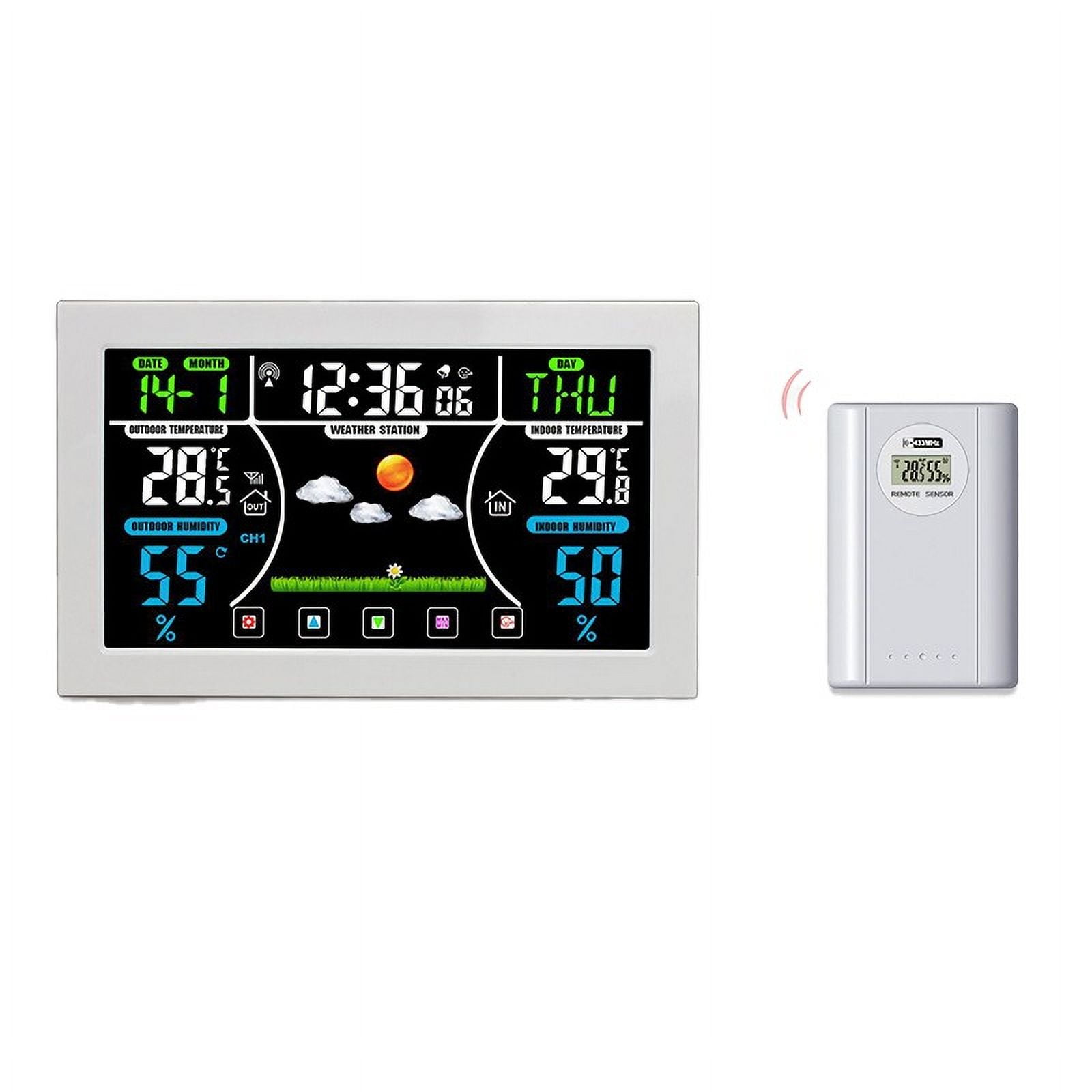 SPRING Wireless Weather Station with HD Display: Accurate IndoorOutdoor ...