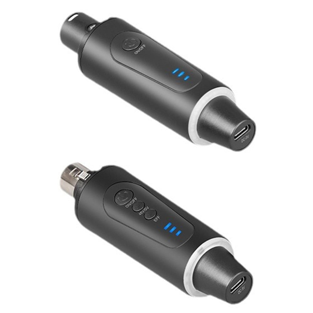 SPRING Wireless XLR Microphone Adapter: Rechargeable 150FT Range ...