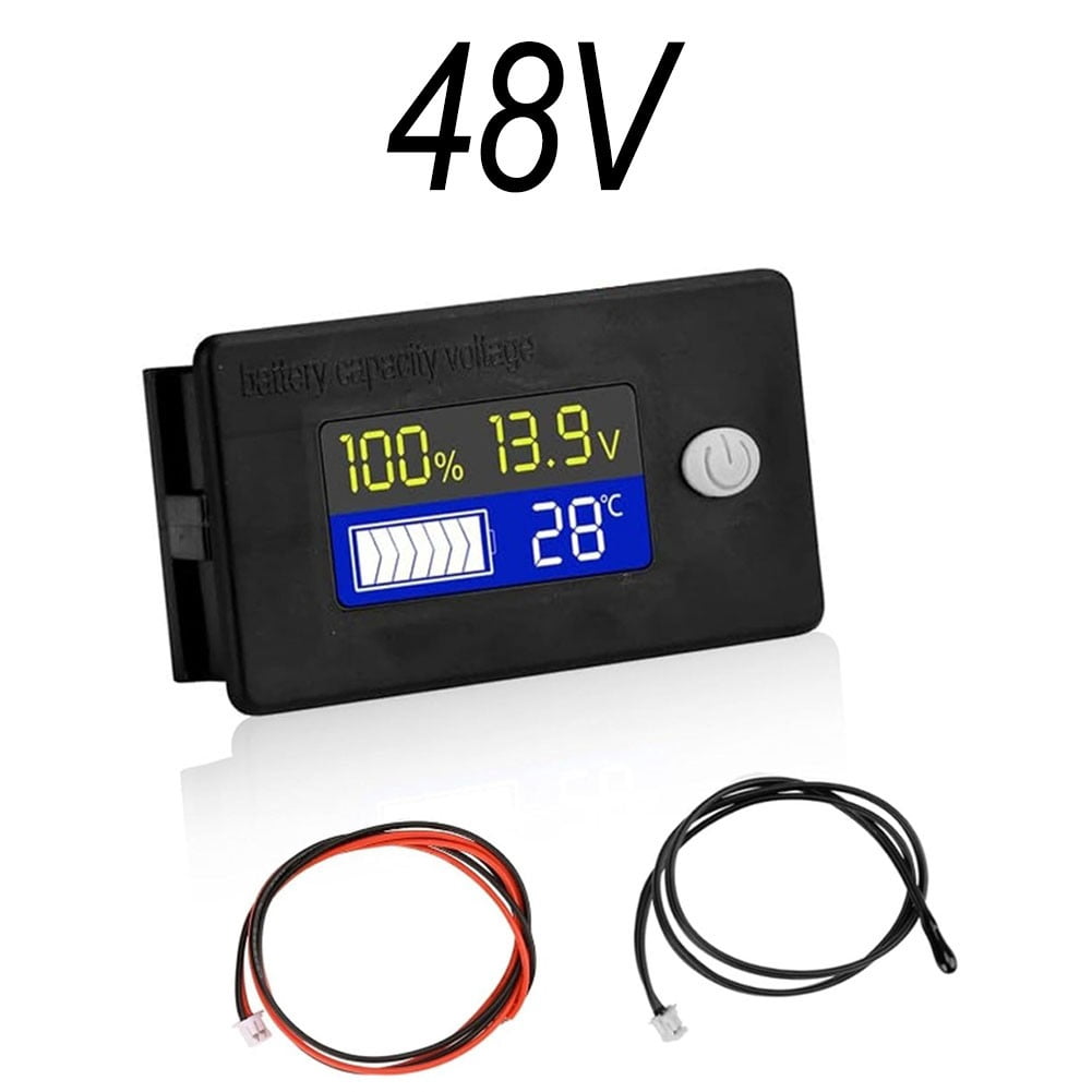 SPRING ithium-ion Battery Capacity Voltage Meter Alarm and External ...