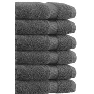 Springfield Linen Pink 6pc Towel Set, 2 Bath, 2 Hand & 2 Washcloths ...