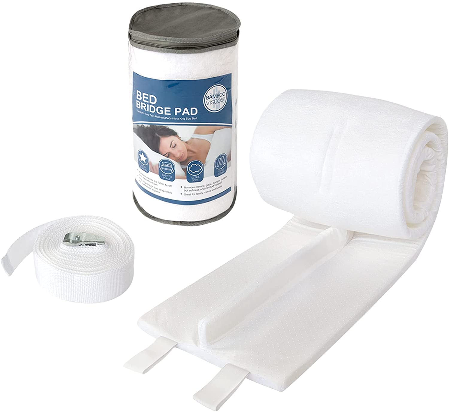 SPRINGSPIRIT Bed Bridge Twin to King Converter Kit - Improved Style ...