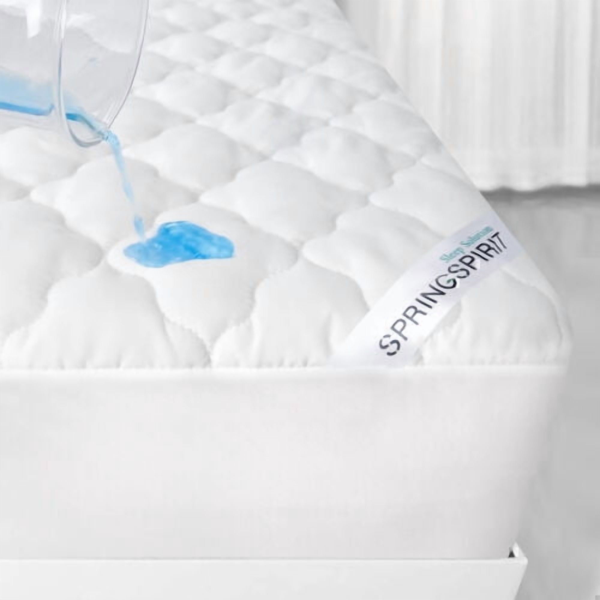 Springspirit Waterproof Full Mattress Protector 54x75, Fits up to 14 ...