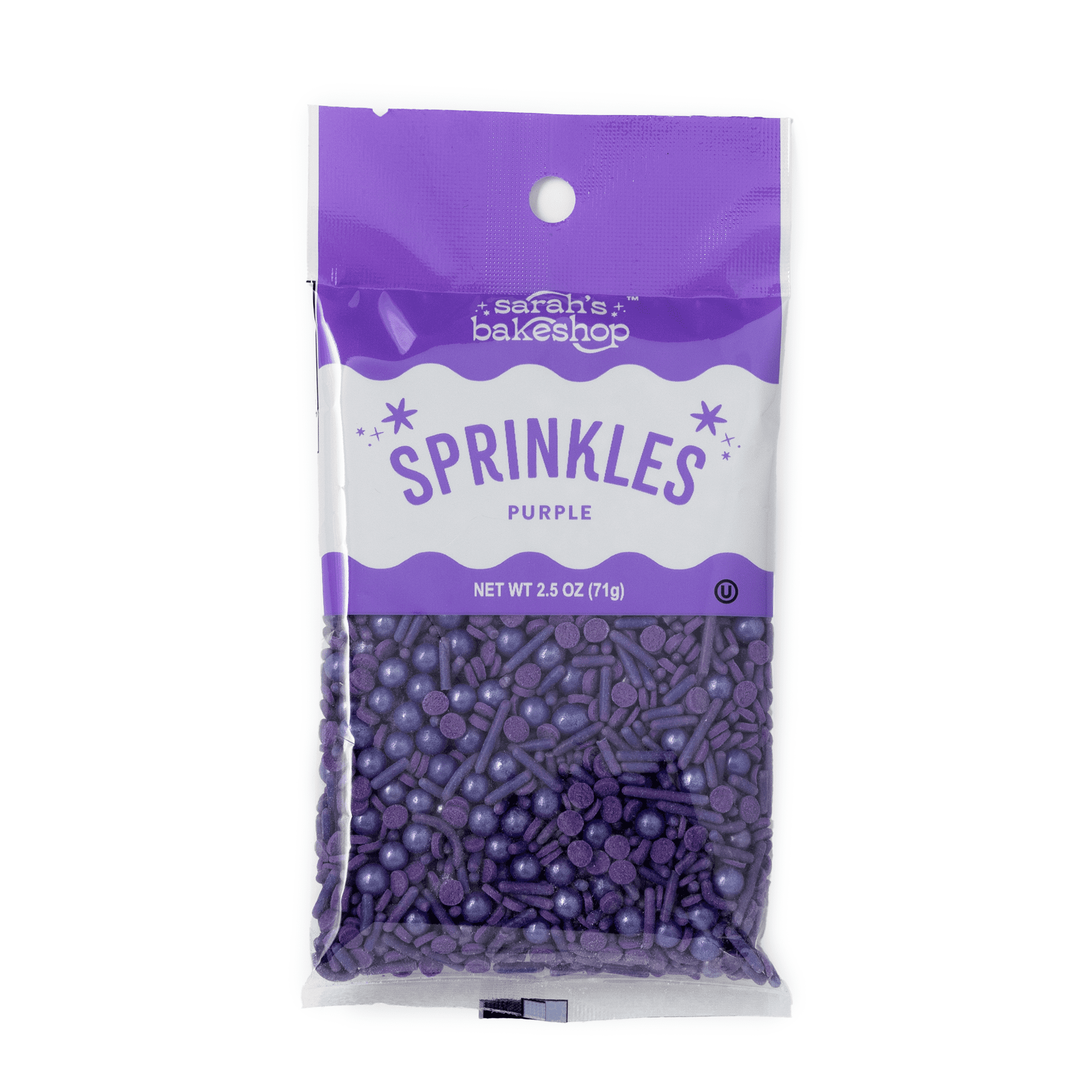 Sarah's Bakeshop Sprinkle Bag Purple 2.5oz - Walmart.com
