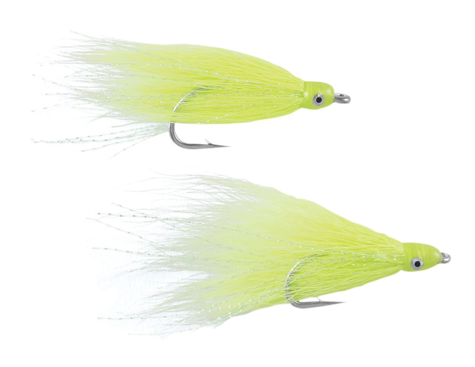 SPRO Bucktail Teaser Hooks - 2/0 - Crazy Chartreuse, 4.25" - Walmart.com
