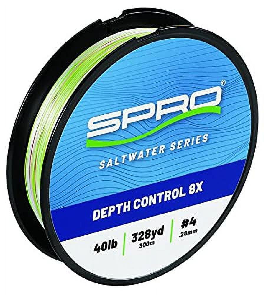 SPRO Fishing SDC8X-40PTM300 Depth Control 8X 40Lbs 300M/328Y Pitch Mark ...