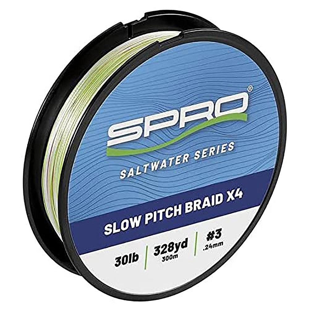 SPRO Fishing SSPB-50PTM300 Slow Pitch Braid 50Lbs 300M/328Y Pitch Mark ...
