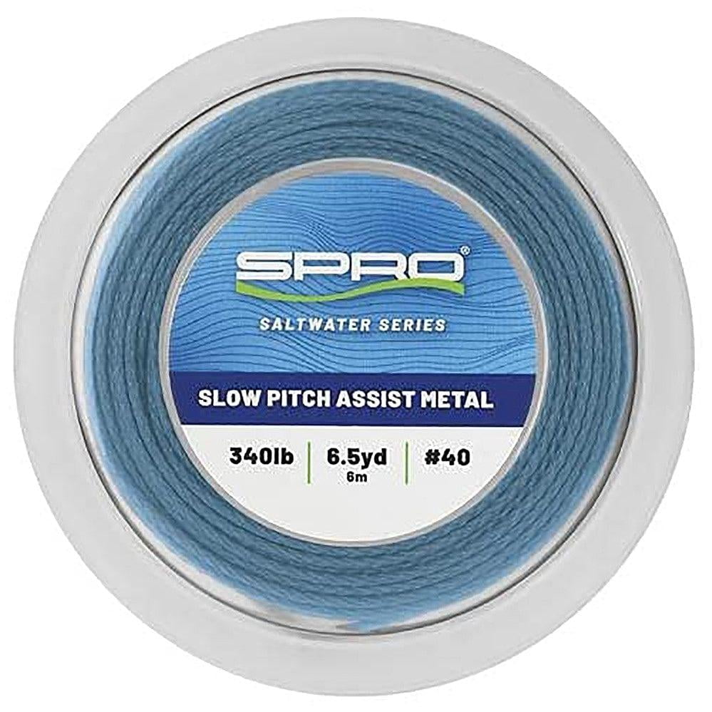 SPRO Slow Pitch Assist Metal 6M-6.5Y Attract Blue, 220# Line & Leader ...