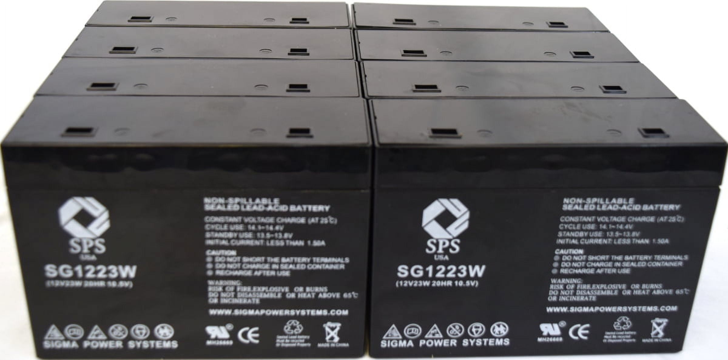 SPS Brand 12 V 6 Ah Replacement battery (SG1206) for Power Patrol ...