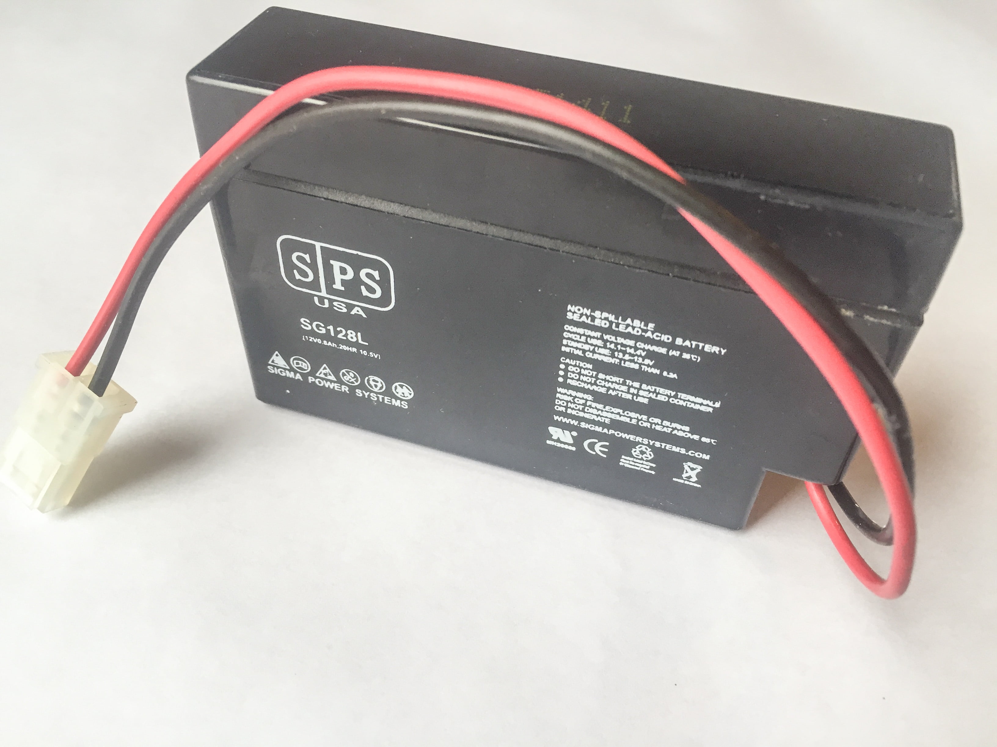 SPS Brand 12V 0.8 Ah Replacement Battery (SG1208P) for Werker WKA12-0 ...