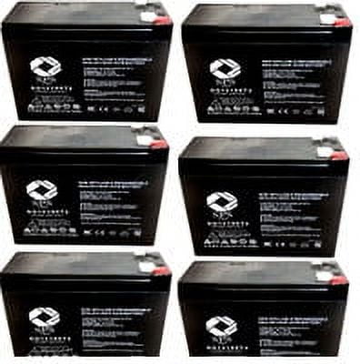 SPS Brand 12V 10Ah Replacement Battery (SG12100T2) for Schwinn Missile ...