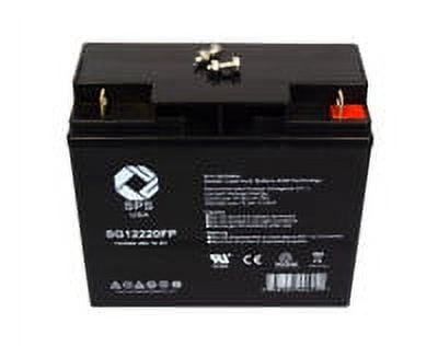 SPS Brand 12V 22Ah Replacement Battery (SG12220FP) for Alpha ...