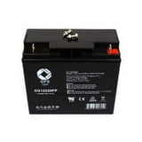 SPS Brand 12V 22Ah Replacement Battery (SG12220FP) for Ritar RT12220EV ...