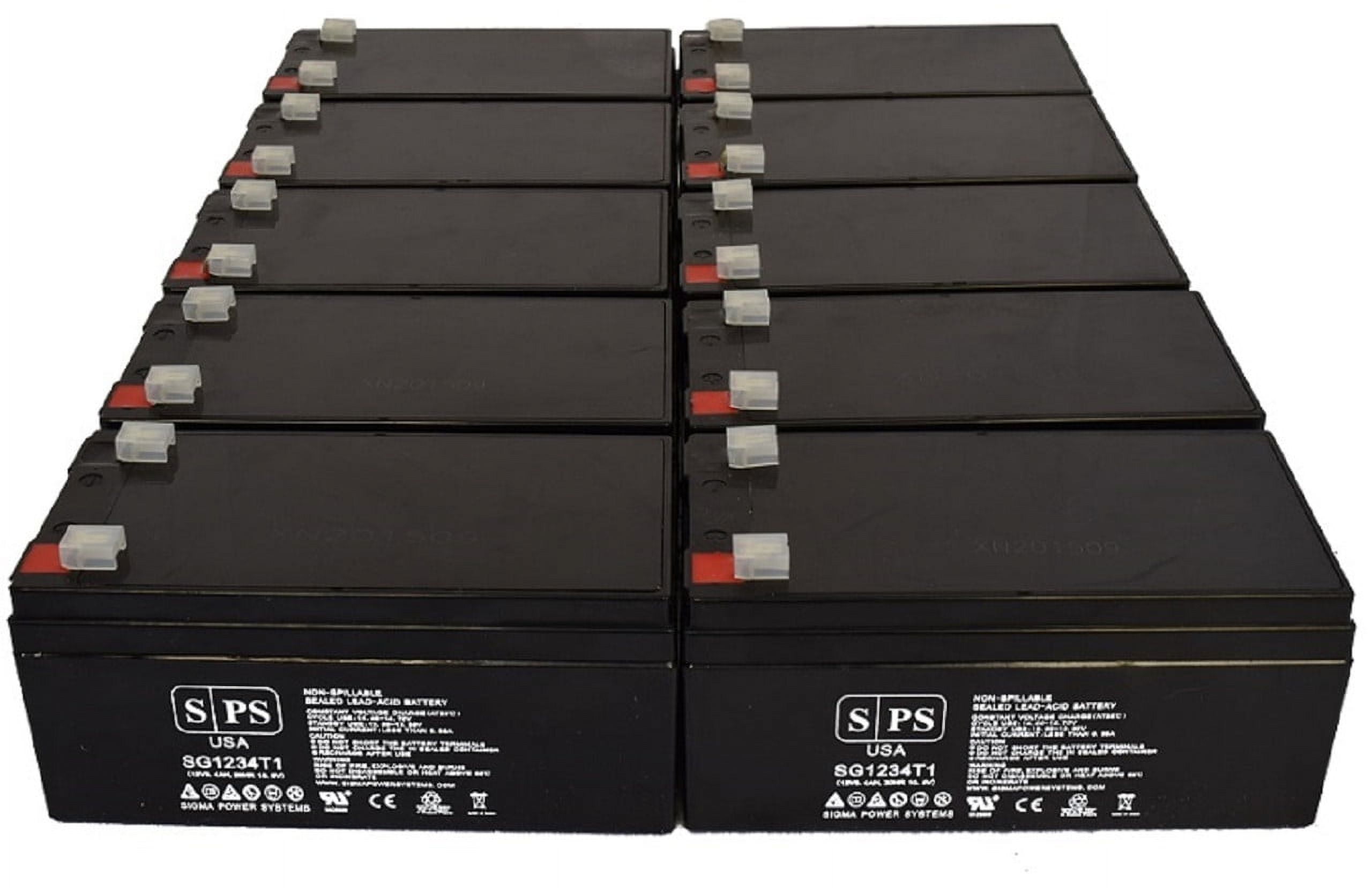 SPS Brand 12V 3.4 Ah Replacement Battery (SG1234T1) for BP3.6-12 (12 ...