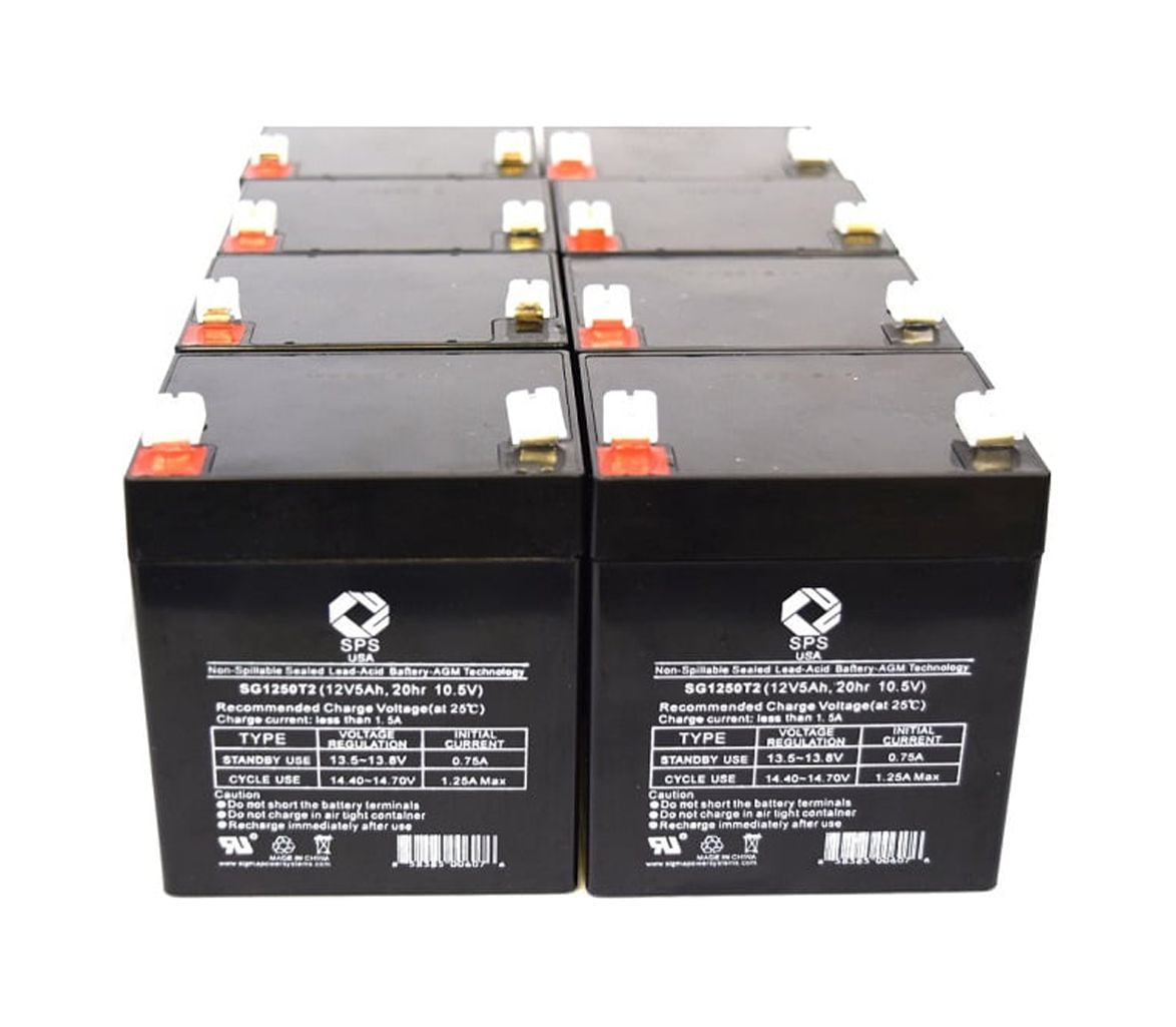SPS Brand 12V 5 Ah Replacement Battery (SG1250T2) for APC SURT192XLBP ...