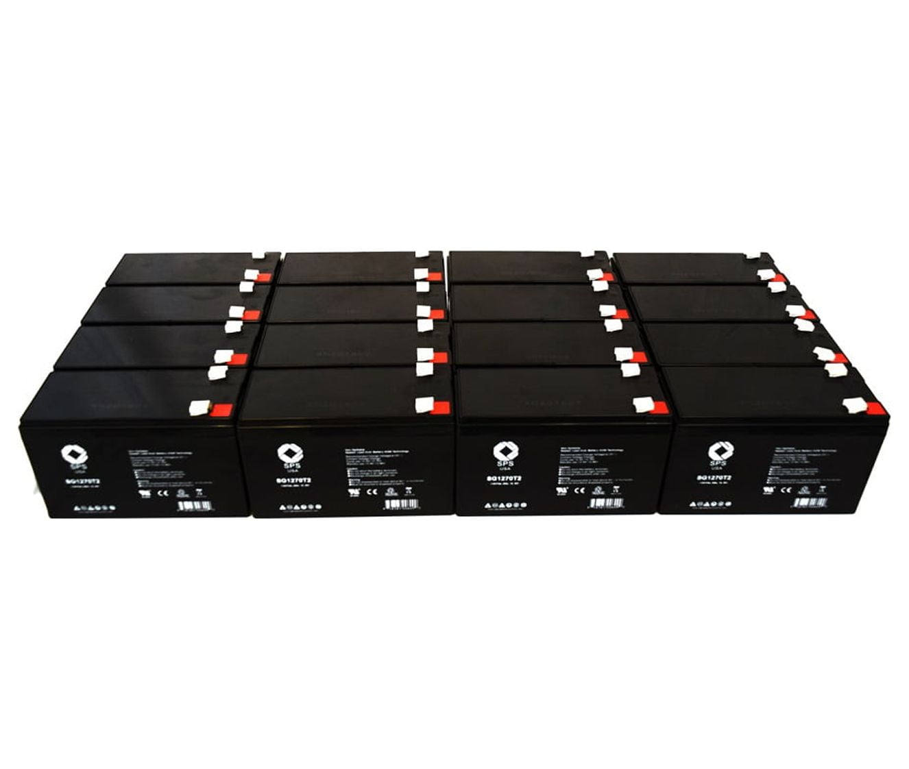 SPS Brand 12V 7 Ah Replacement Battery (SG1270T2) for APC SMART- XL ...