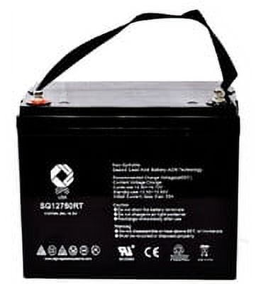 SPS Brand 12V 75Ah Replacement Battery for Fortress 655FS GP24 ...