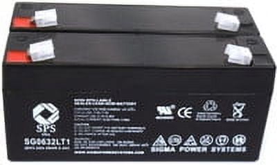 SPS Brand 6 V 3.2 Ah Replacement Battery (SG0632LT1) with Terminal LT1 ...