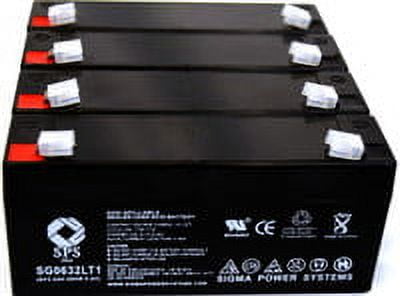 SPS Brand 6 V 3.2 Ah Replacement Battery (SG0632LT1) with Terminal LT1 ...