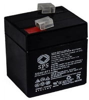 SPS Brand 6V 1 Ah (Terminal T1) Replacement battery (SG0610T1) for ...