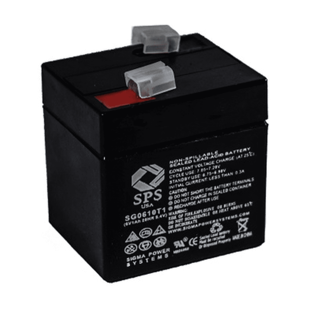 SPS Brand 6V 1 Ah (Terminal T1) Replacement battery (SG0610T1) for Kung ...