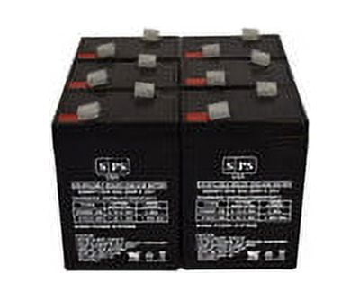 SPS Brand 6V 4.5 Ah Alarm Replacement Battery (SG0645T1) for Home Alarm ...