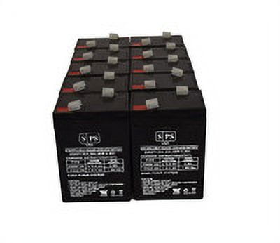SPS Brand 6V 4.5 Ah Emergency Lights Replacement Battery (SG0645T1) for ...