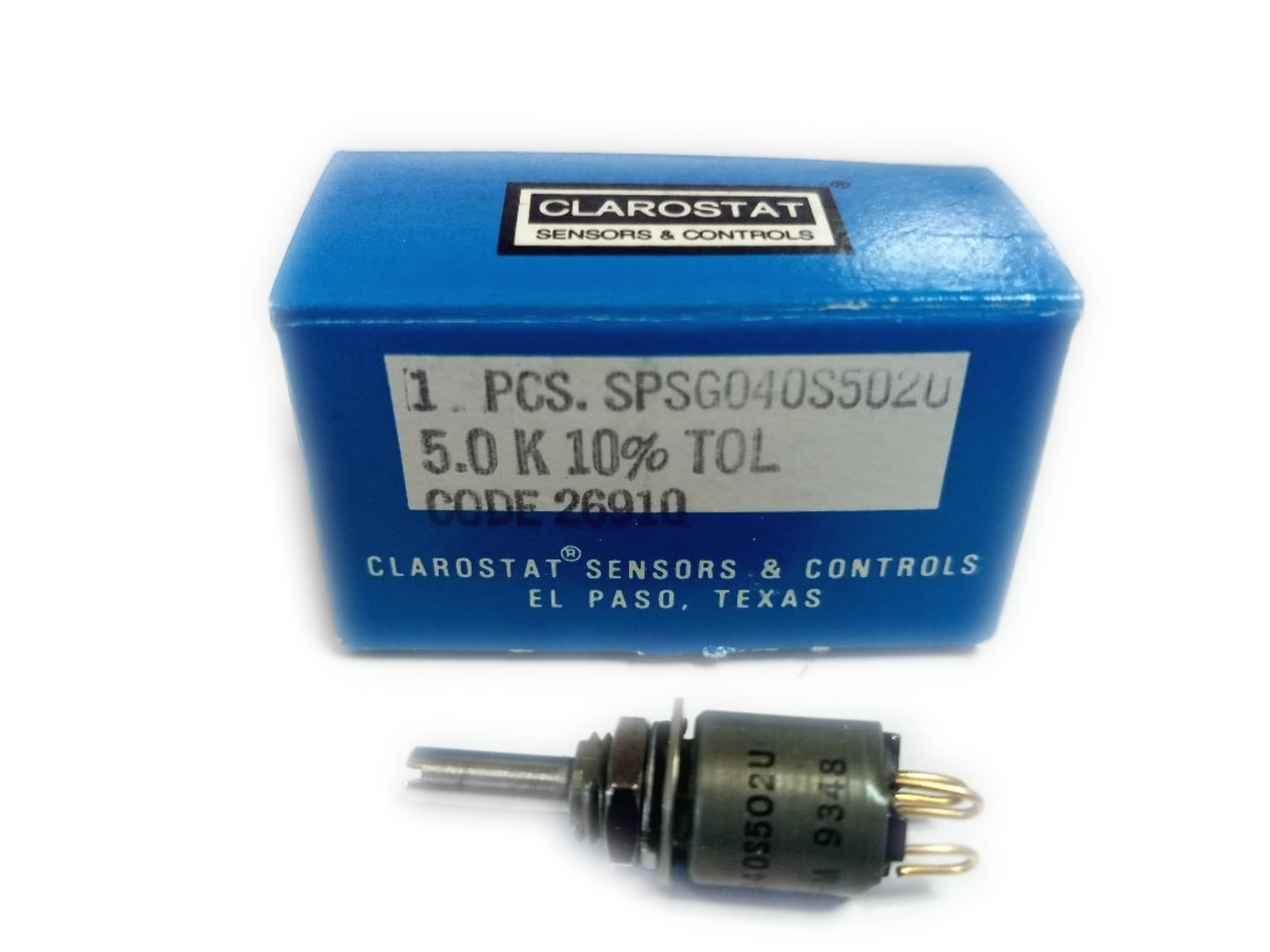 SPSG040S502U Resistor Trimmers Potentiometers and Rheostats 5.0K OHM 10 ...