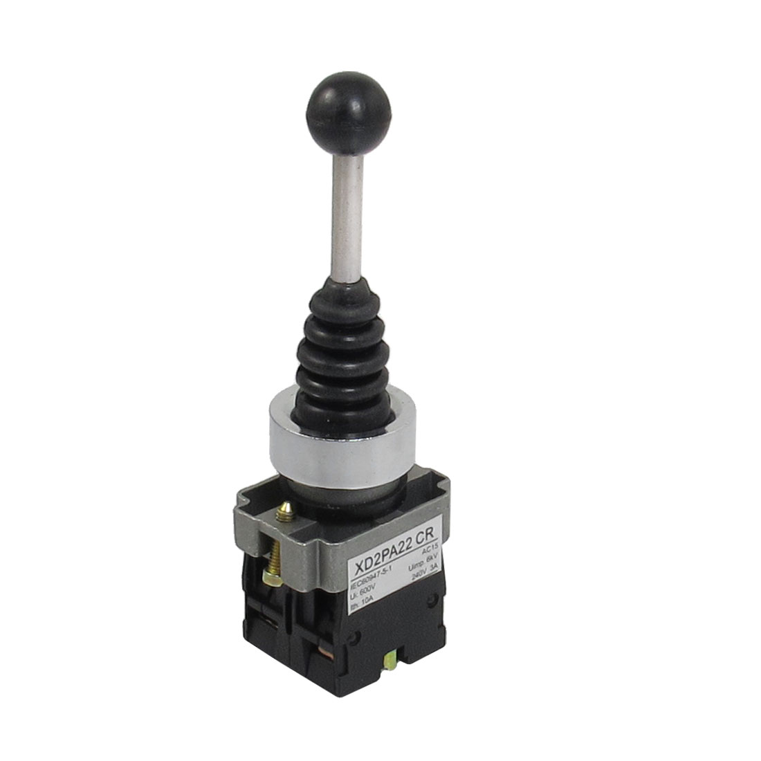 SPST 2 NO N/O 2 Position Panel Mount Momentary Joystick Wobble Switch ...