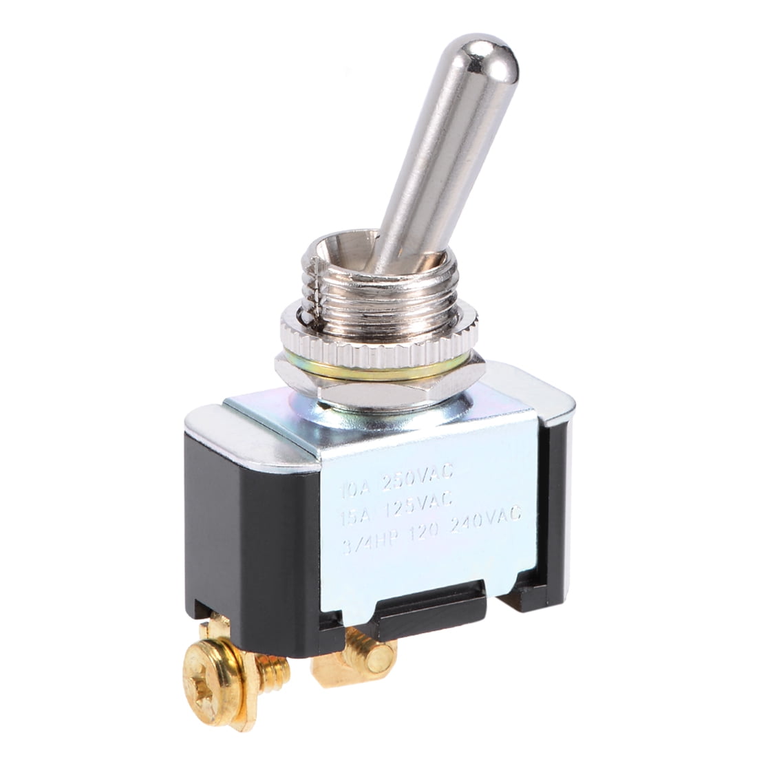 SPST Rocker Toggle Switch Heavy 10A 250V 15A 125V 2P ON/ON Switch ...