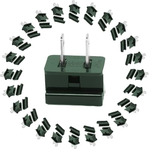 SPT-1 Male Vampire Plug 25 count, Gilbert Plugs, Christmas Light String ...