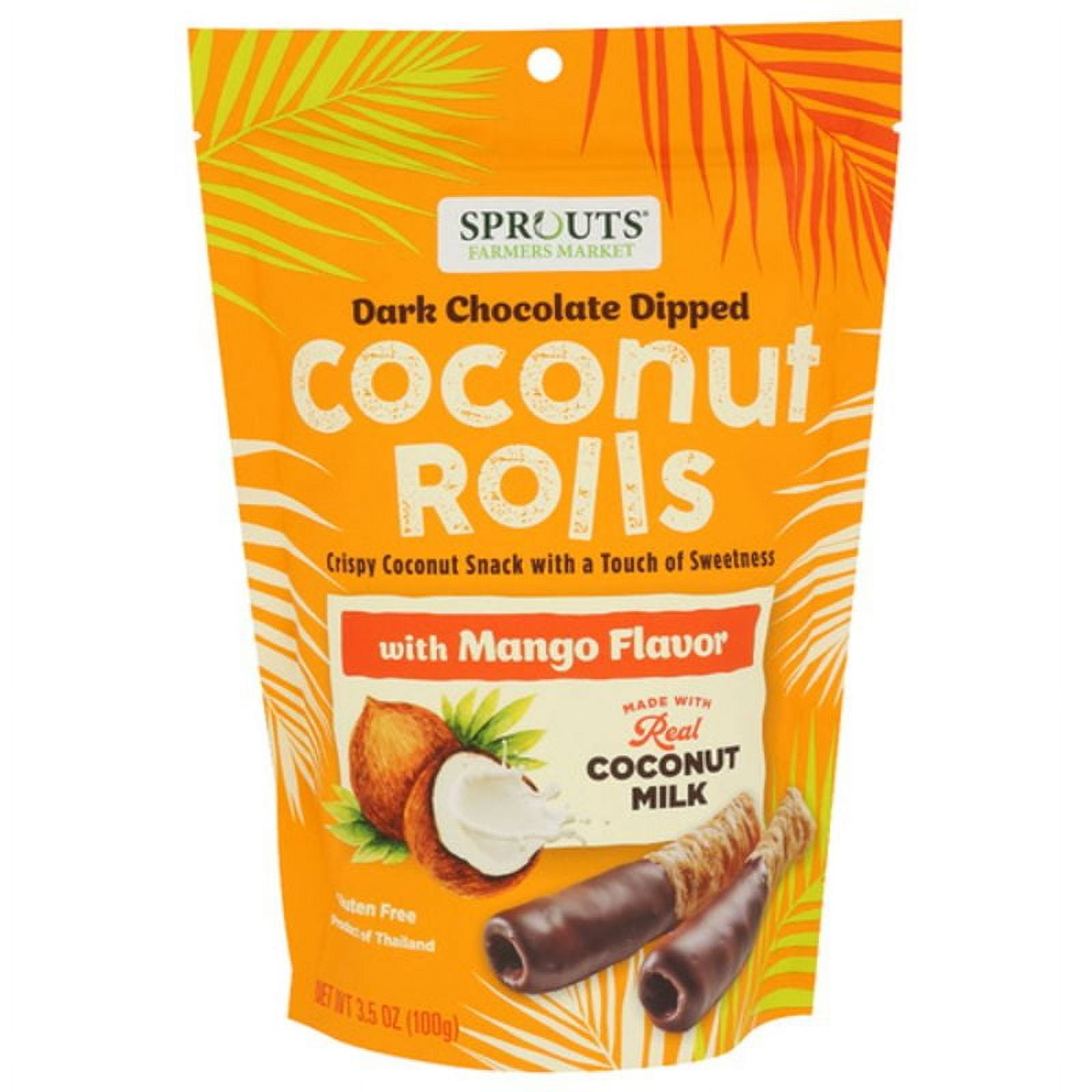 SPT Dark Chocolate Coconut Rolls With Mango Flavor 3.5 oz - Walmart.com