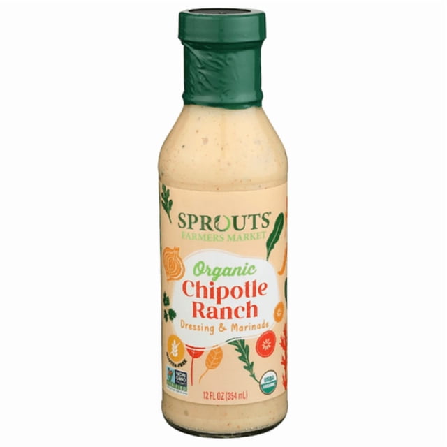 SPT Organic Chipotle Ranch Dressing 12 fl oz - Pack of 3 - Walmart ...