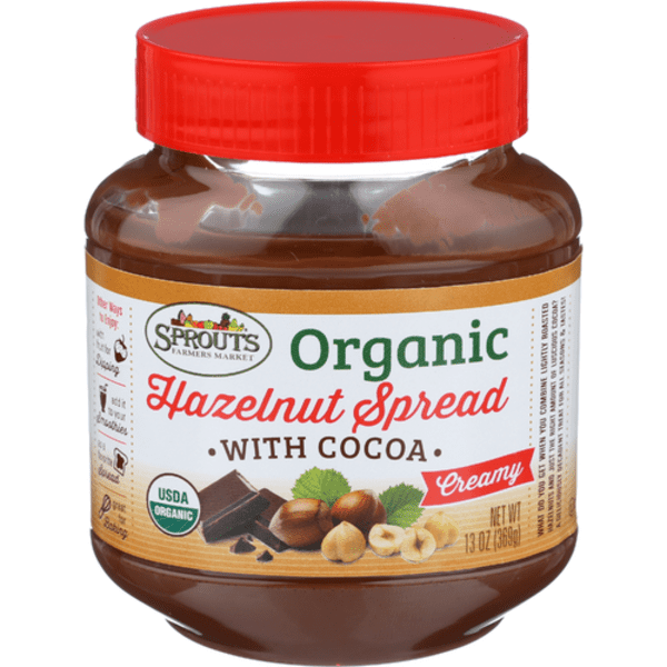 SPT Organic Creamy Hazelnut with Cocoa Spread 13 oz - Pack of 3 ...